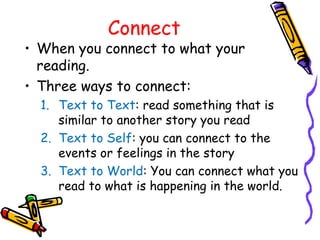 Six reading strategies | PPT