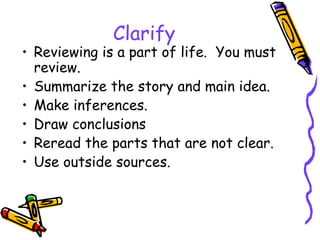 Six reading strategies | PPT