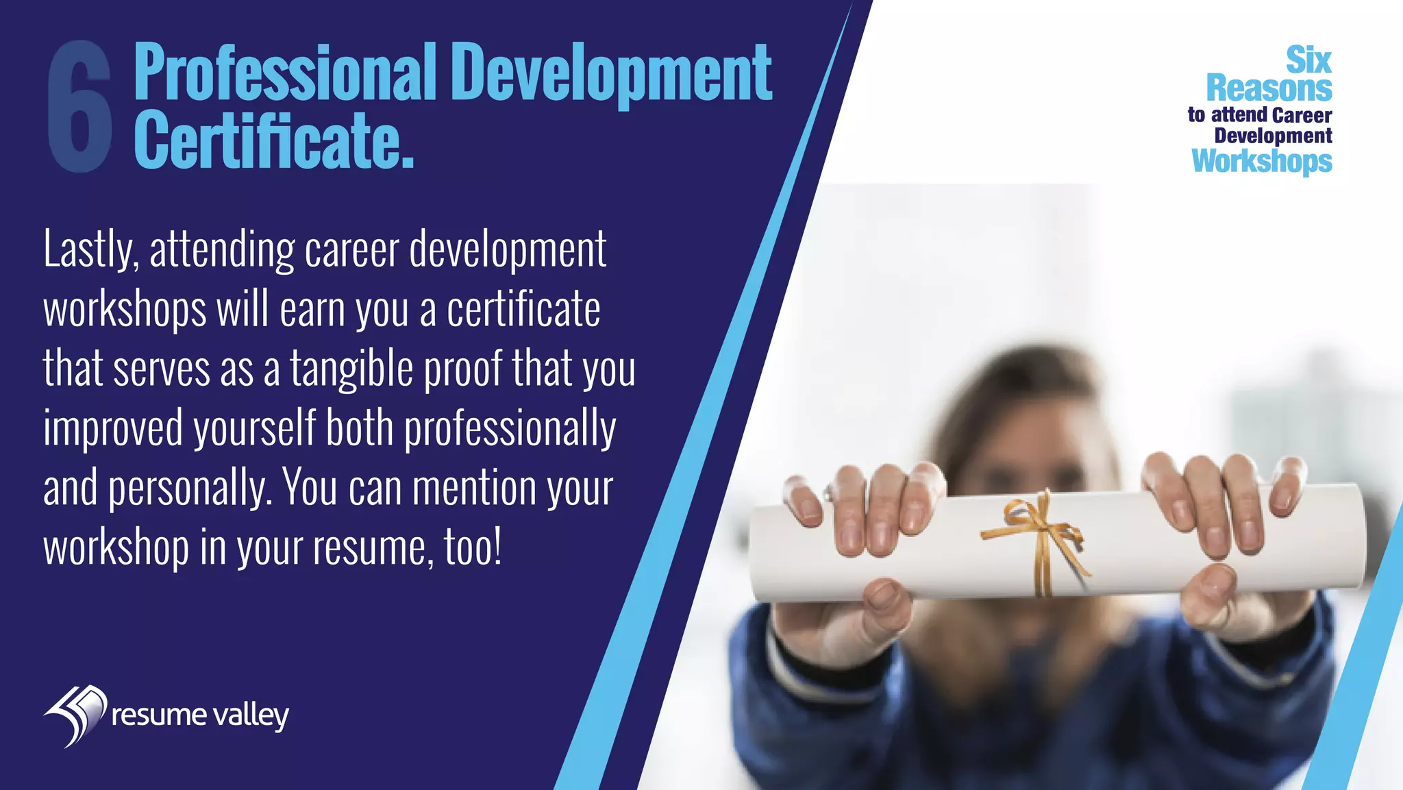 Six Reasons to Attend Career Development Workshops | PPT