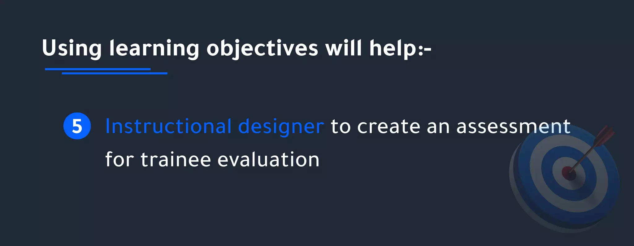 Six reasons to write learning objectives | PPT