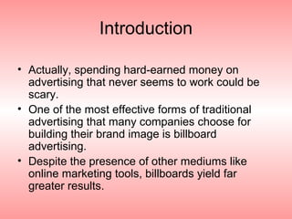 Six reasons why outdoor advertising works | PPT