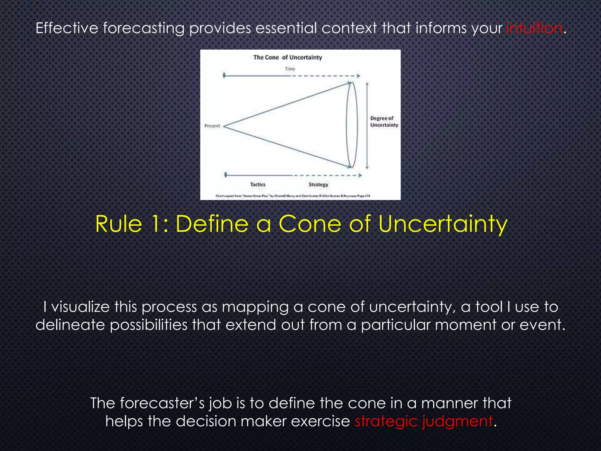 Six Rules for Effective Forecasting | PPTX
