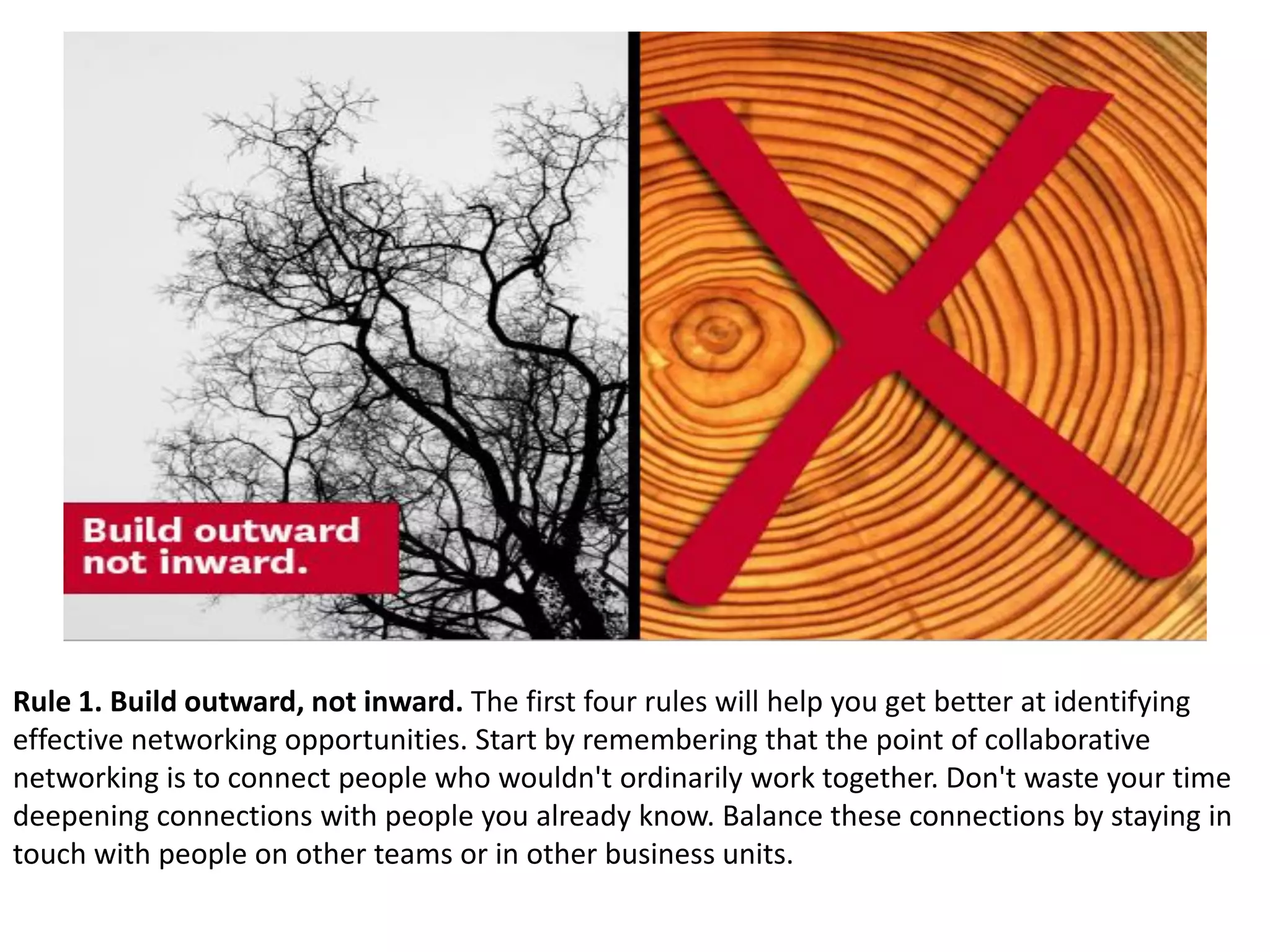 Six rules for networking at work | PDF