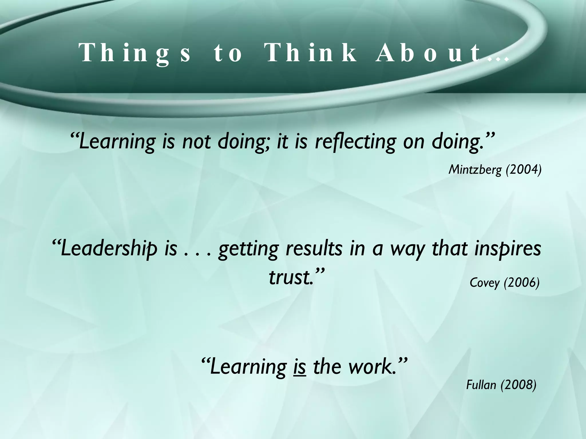 Six secrets of change fullan | PPT