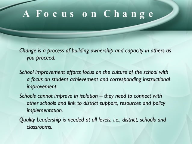 Six secrets of change fullan | PPT | Career Advice | Careers