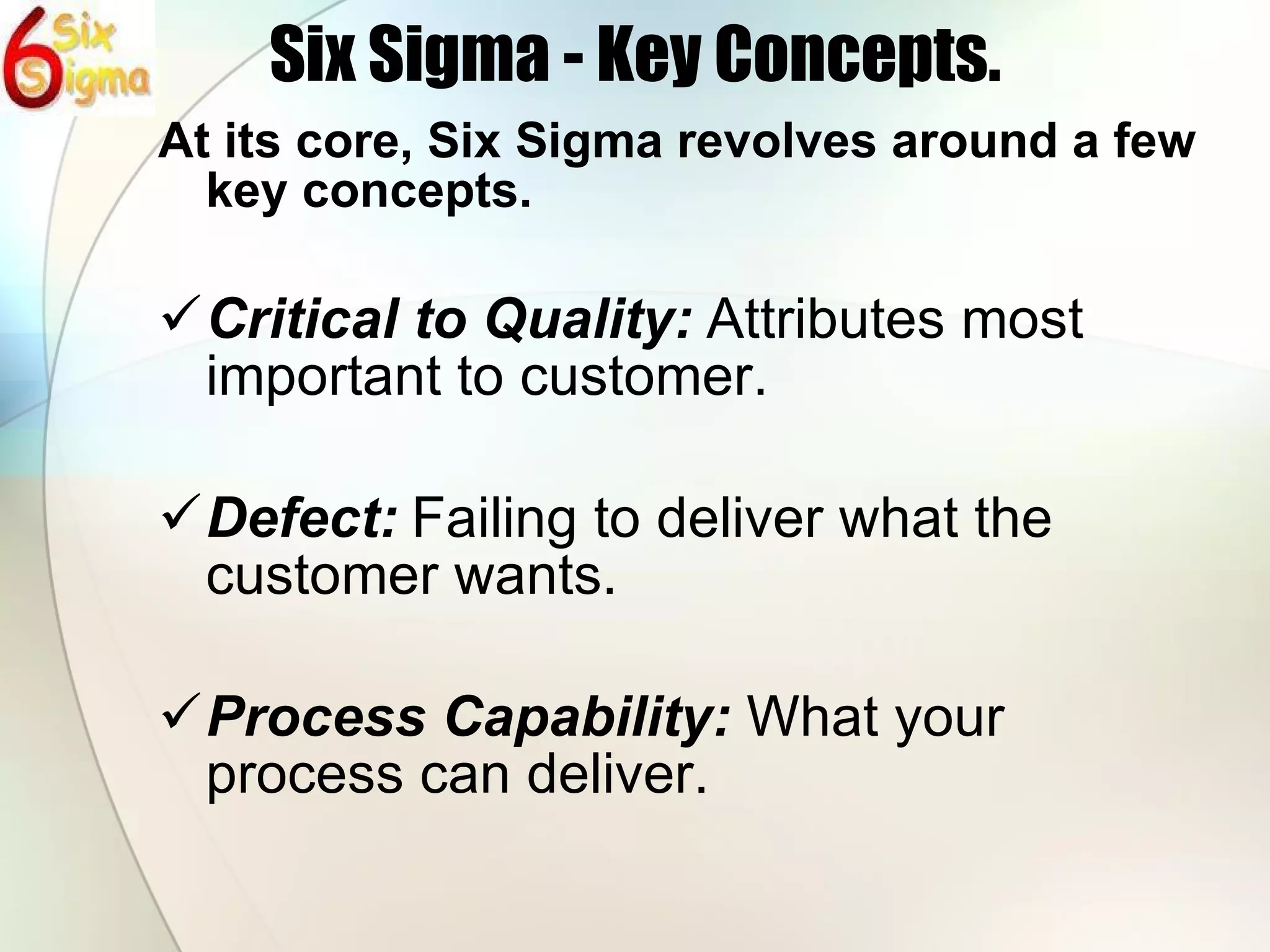 Introduction to Six sigma | PPT