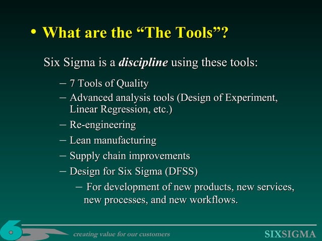 Six sigma | PPT