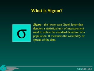 Six sigma | PPT