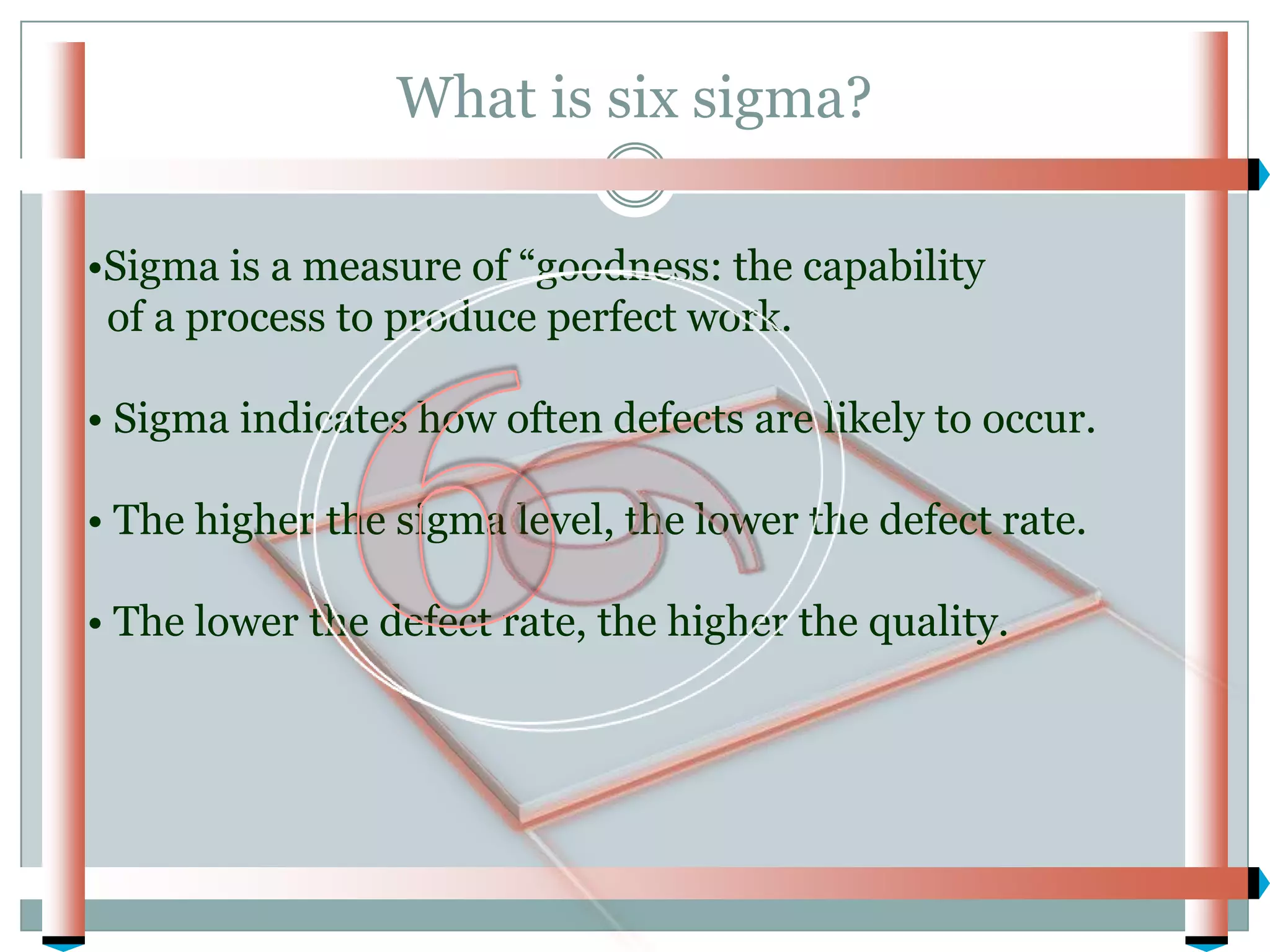 Six sigma | PPTX