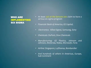 Six sigma | PPT