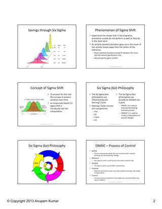 Six sigma | PDF
