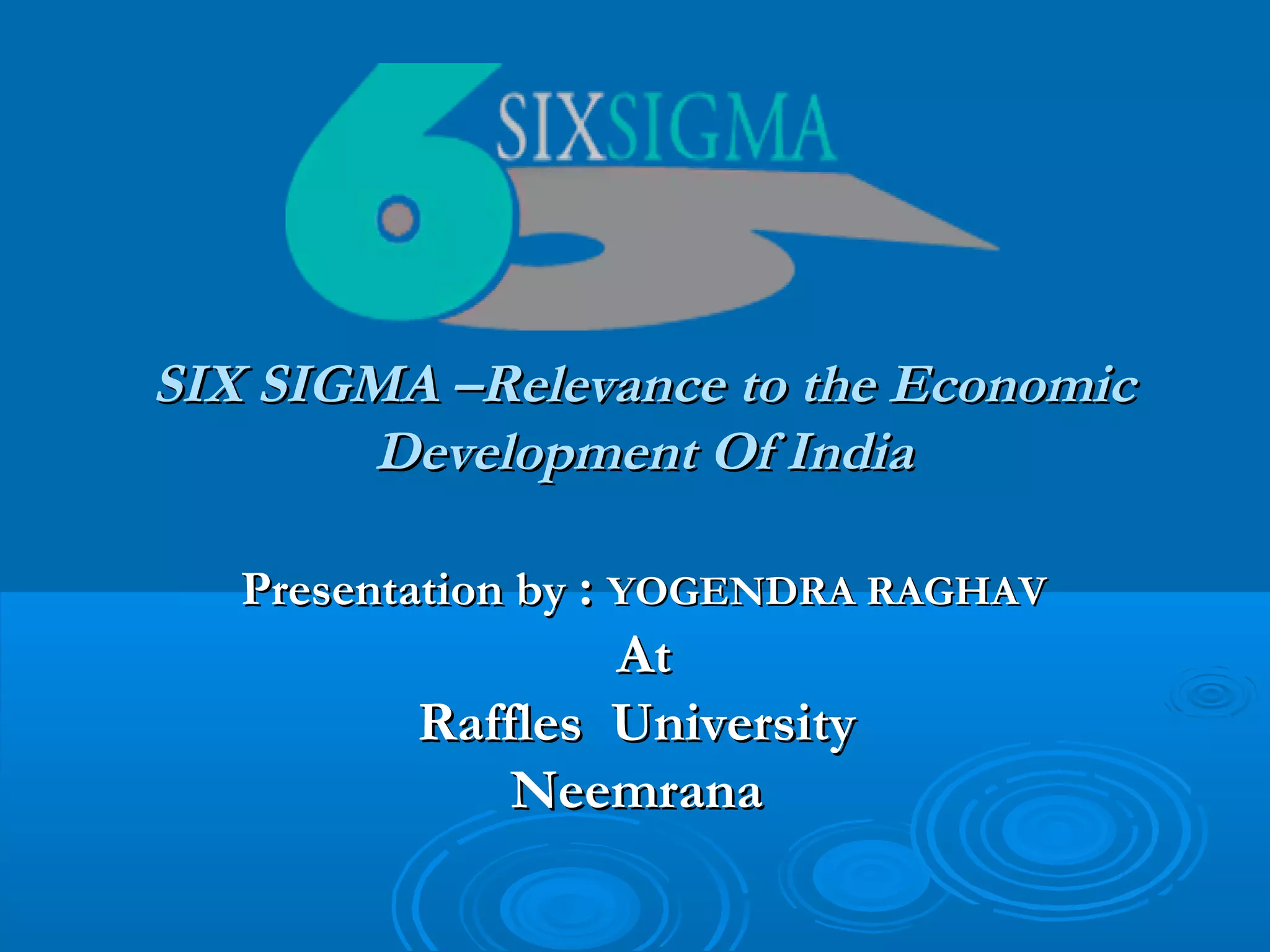 Six sigma | PPT