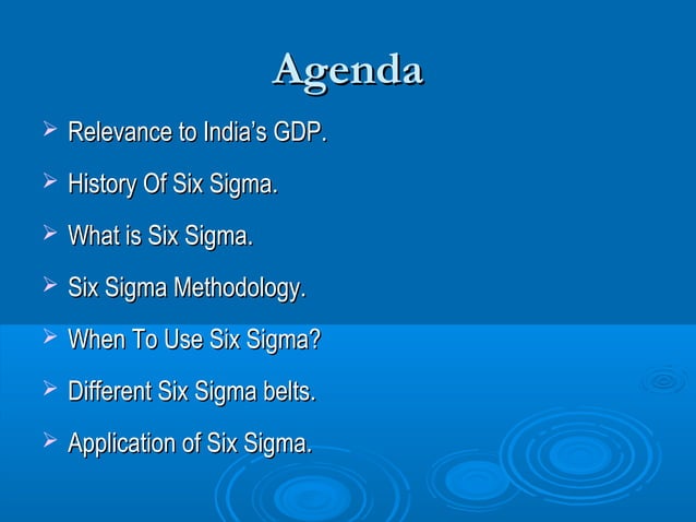 Six sigma | PPT