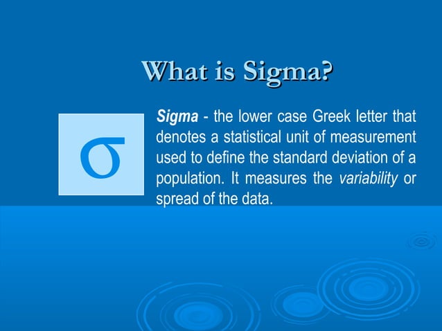 Six sigma | PPT