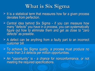 Six sigma | PPT