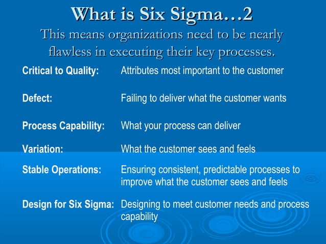 Six sigma | PPT