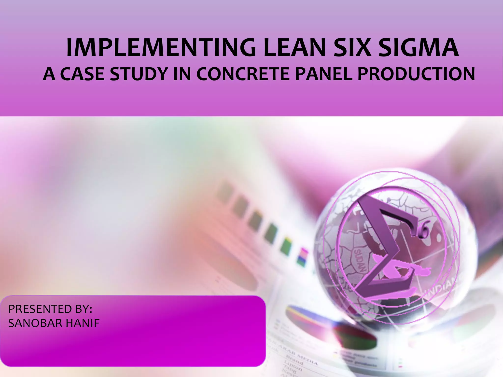 Implementing lean Six sigma | PPT