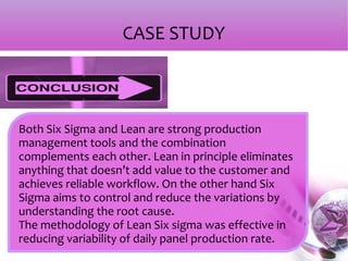 Implementing lean Six sigma | PPT