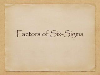 Six sigma | PPTX