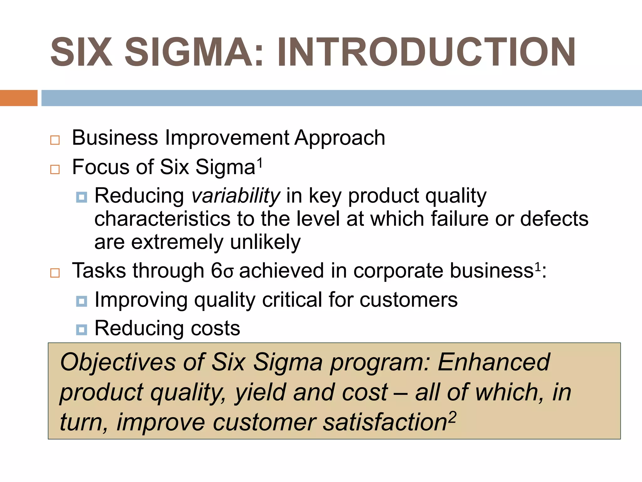 Six Sigma | PPTX