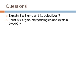 Six Sigma | PPTX