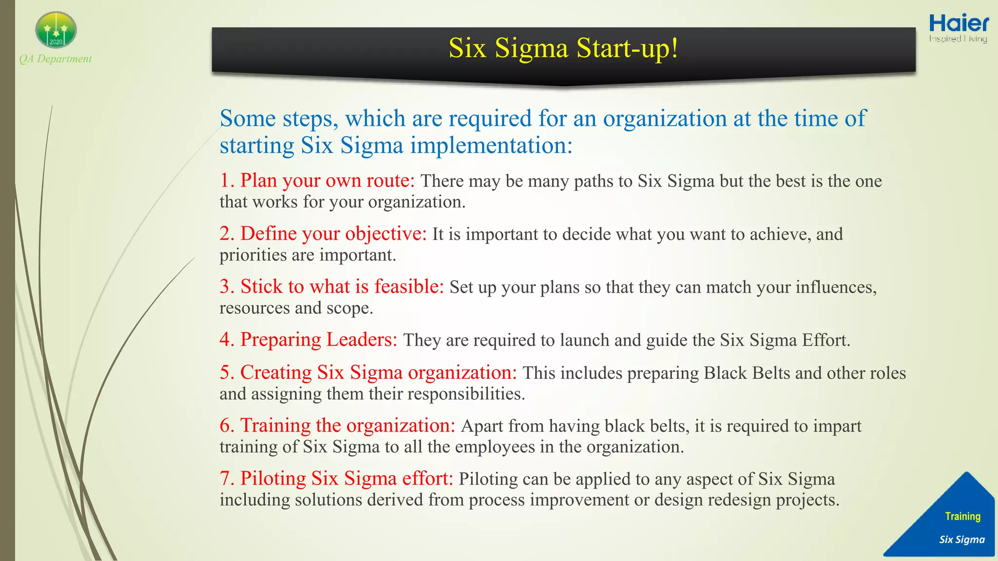 Six sigma By Engineer Zahid Khan | PPT