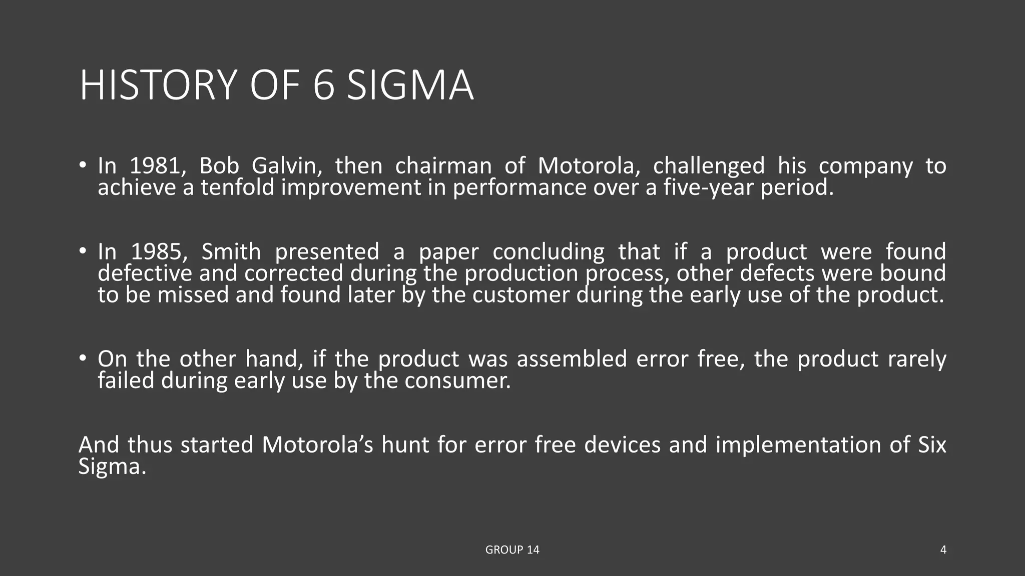 Six Sigma - DMAIC Methodology | PPTX