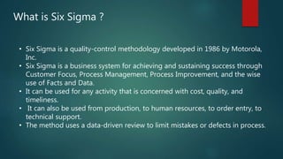 Six sigma | PPT