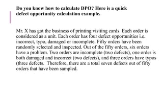TQM- Six sigma | PPTX