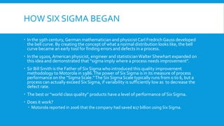 Six Sigma in clinical laboratory | PPTX