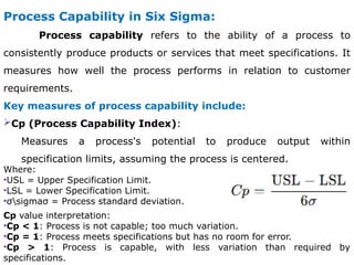 Six Sigma in Total Quality Management (TQM) | PPTX