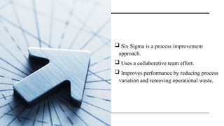 SIX SIGMA to understand the laboratory flows | PPTX