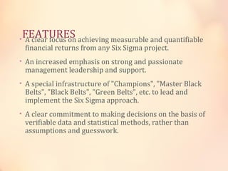 Six sigma management students(p) | PPT