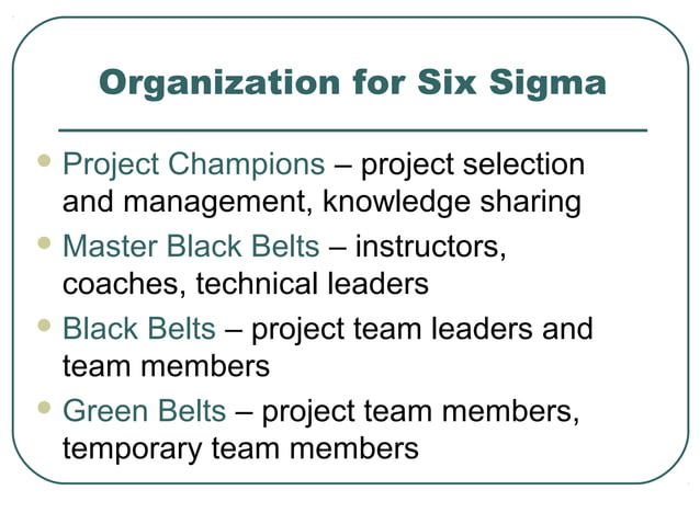 Six sigma & TQM | PPT