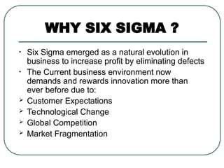 six sigma ppt is this very important inf | PPT