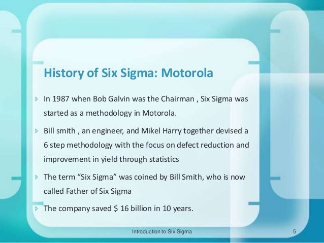 Six sigma