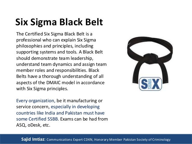 Six Sigma Black Belt