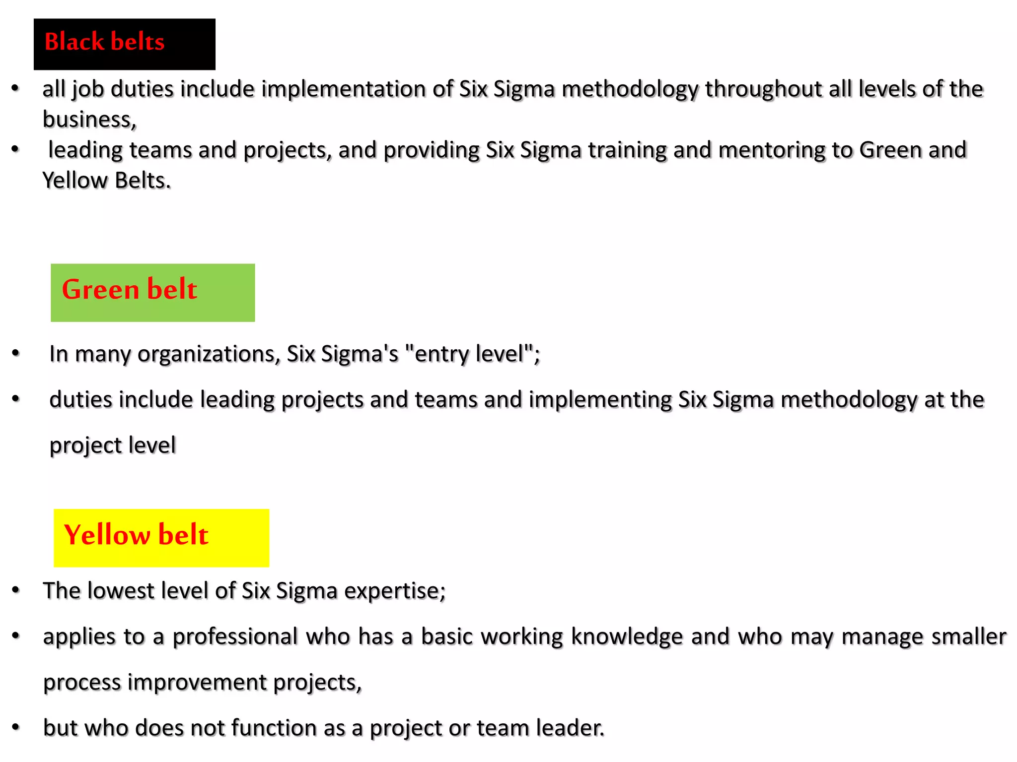 Basics of Six Sigma | PPTX