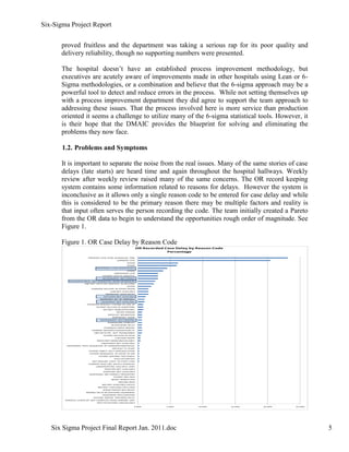 Six Sigma Case Cart Project Final Report Jan. 2011 | PDF