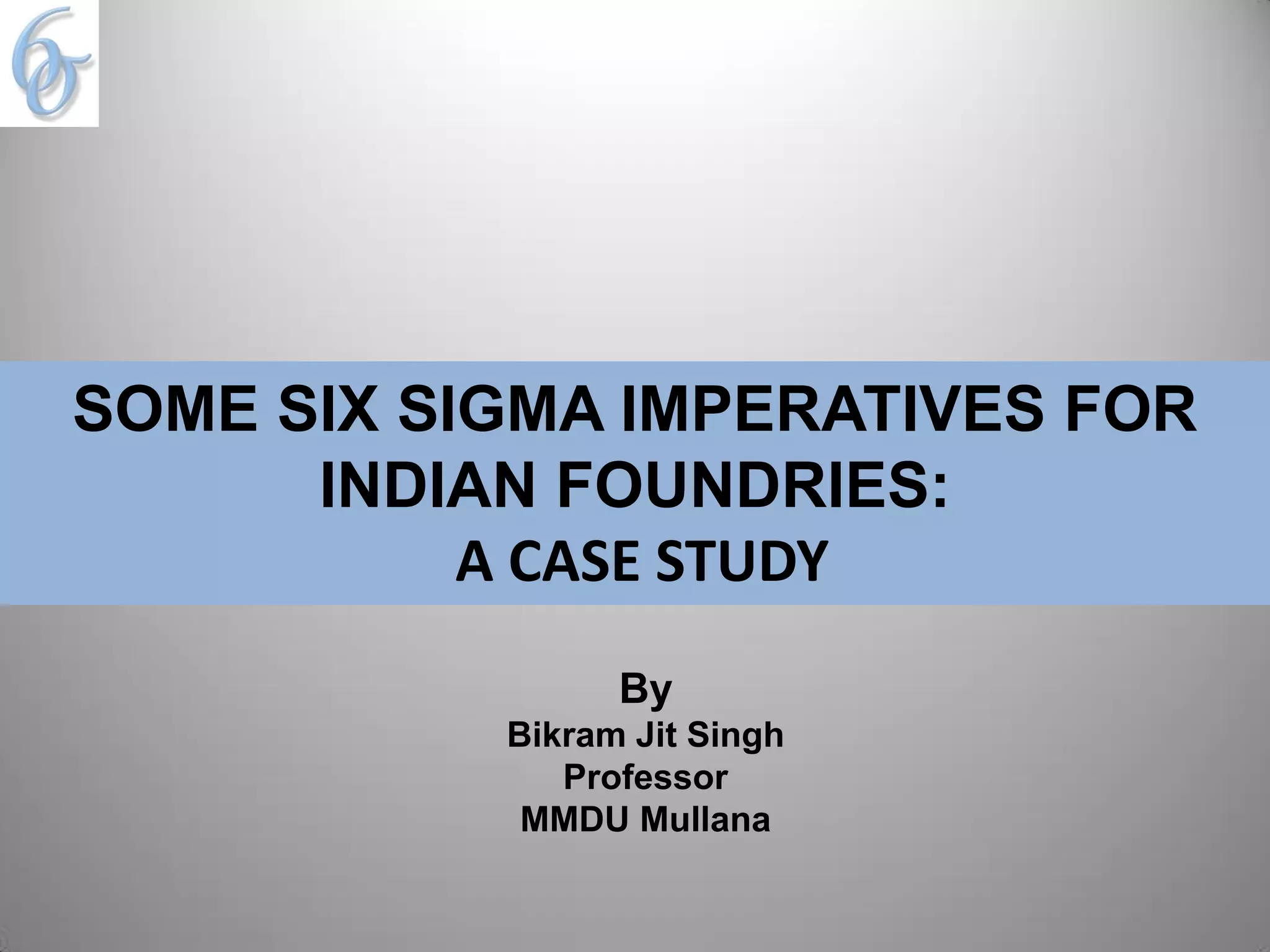 Six sigma case study (bjs) | PDF