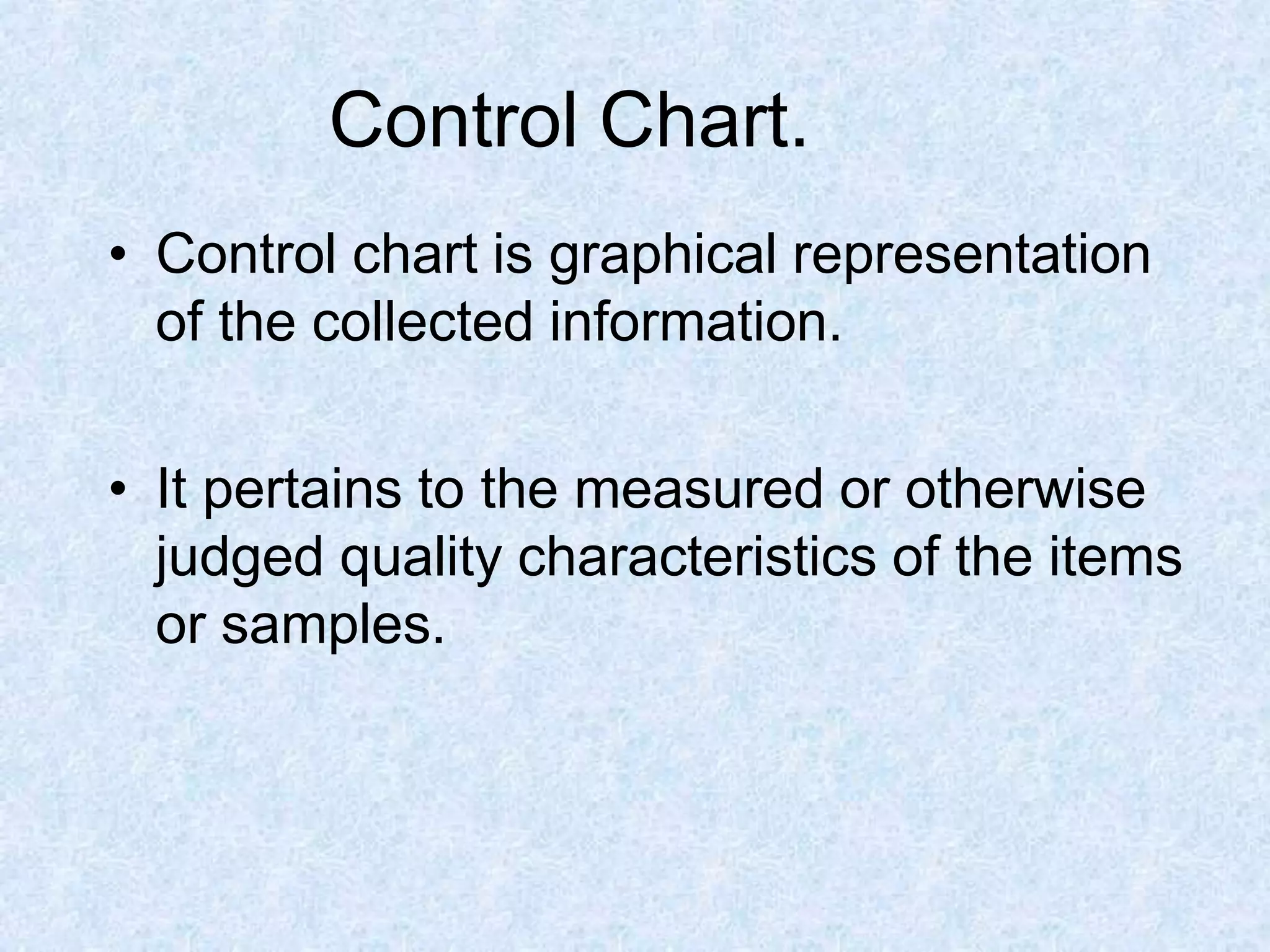 Six sigma control charts | PPTX