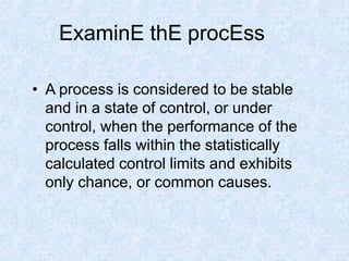 Six sigma control charts | PPTX
