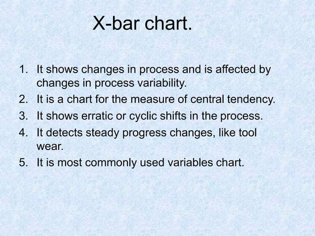 Six sigma control charts | PPTX