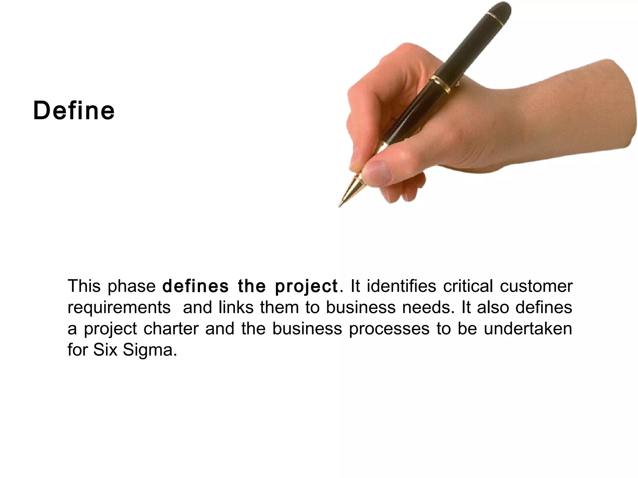 Six sigma dmaic strategy | PPT