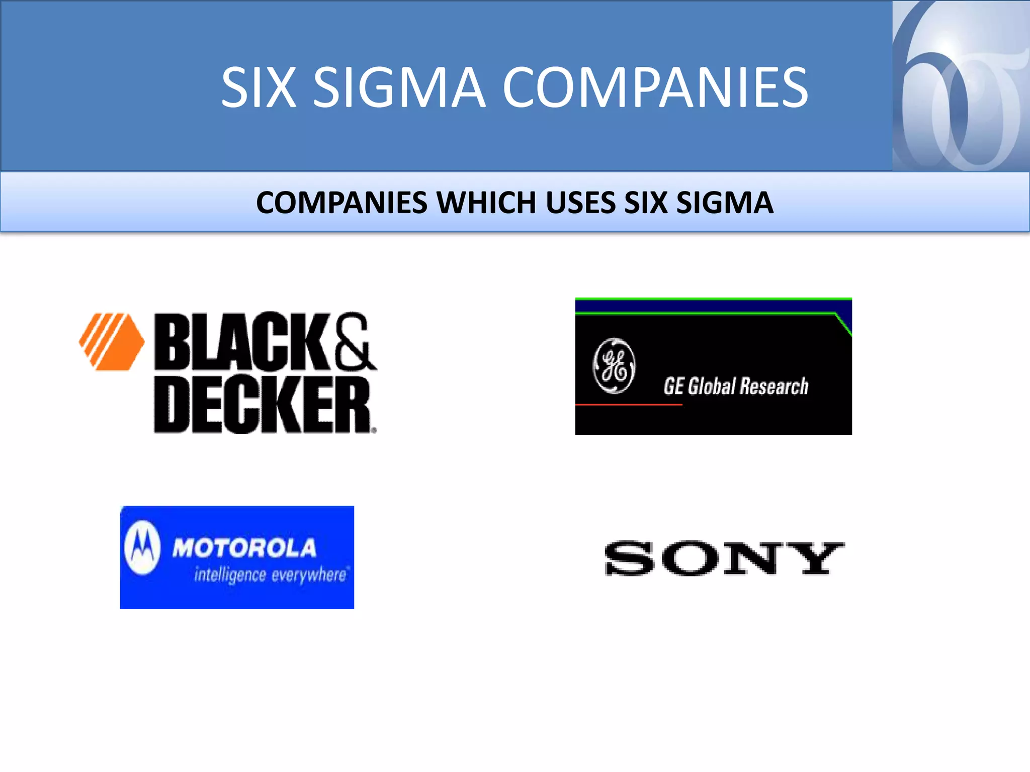 Six sigma | PPT