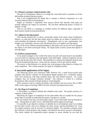 Six sigmaforsoftware | PDF
