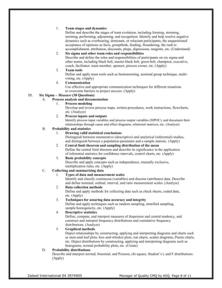 Six sigma green belt | PDF | Educational Assessment | Education