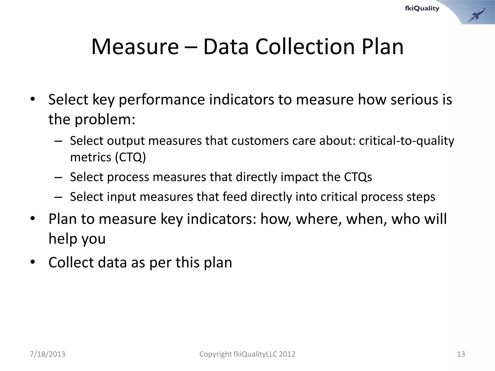Six sigma green belt project roadmap in 10 deliverables 2013 07 | PDF ...