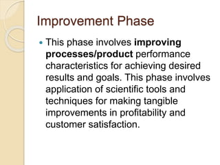 SIX SIGMA Green Belt Training | PPTX