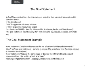 Six Sigma Green Belt Training Part 4 | PPT